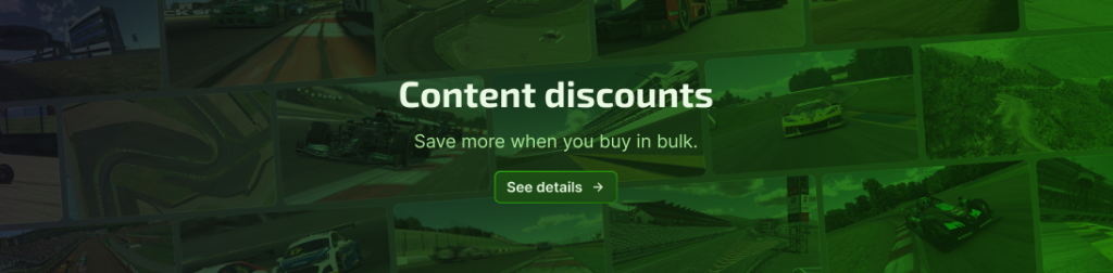 Volume Discounts - iRacing.com | iRacing.com Motorsport Simulations