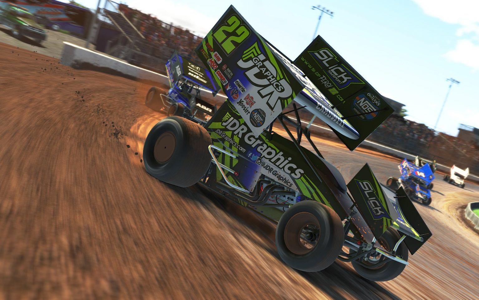 Merriman Steals First iRacing World of Outlaws Sprint Car Win at ...