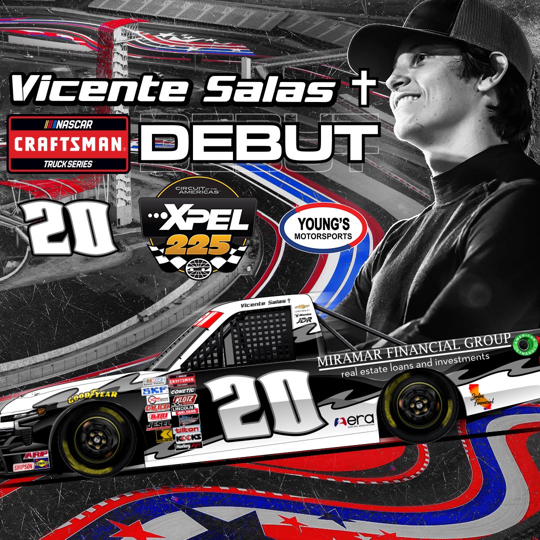 eNASCAR Standout Vicente Salas Readies for NASCAR Truck Debut at COTA ...