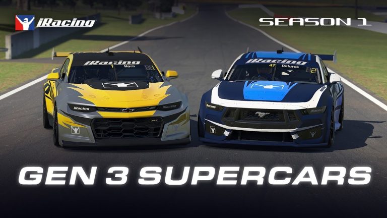 NEW CONTENT // Gen 3 Supercars - iRacing.com | iRacing.com Motorsport ...